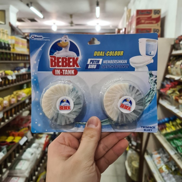 Jual BEBEK IN TANK DUAL COLOUR TWINPACK BLUEY PEMBERSIH KLOSET 2 x 40 g ...
