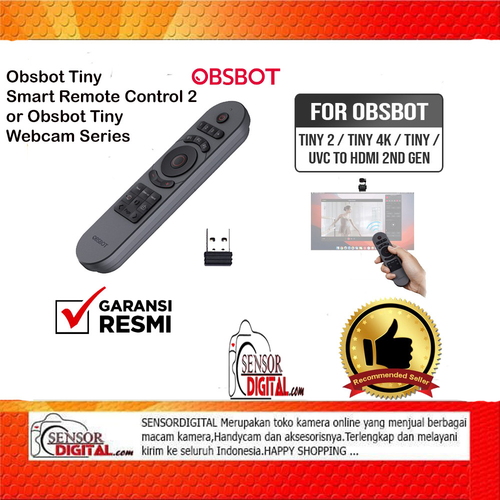 Jual Obsbot Tiny Smart Remote Control 2 for Obsbot Tiny Webcam Series | Shopee Indonesia