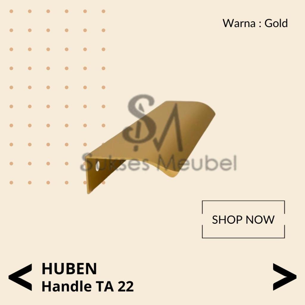 Jual HUBEN Handle TA 22 Gold + Sekrup | Tarikan Laci / Lemari HUBEN ...