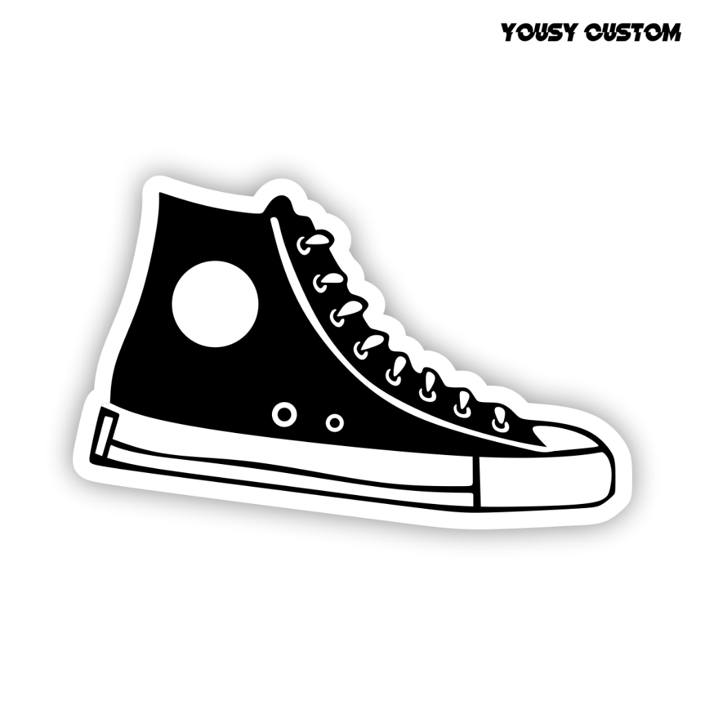 Jual Stiker Brand SEPATU CONVERSE Laminasi Glosy | Shopee Indonesia