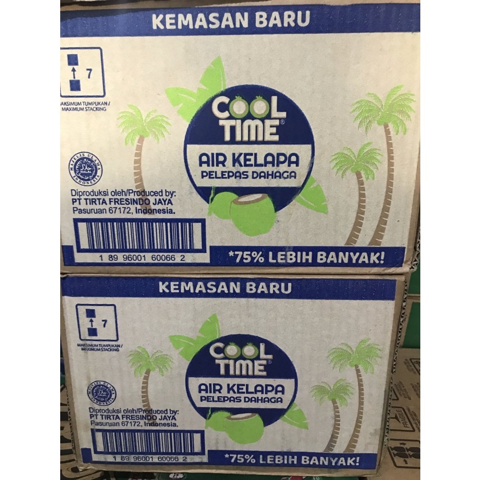 Jual Cool Time Coconut Water 1 Dus / Karton isi 12 Botol 350ml | Shopee ...