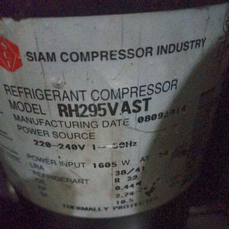 Jual kompresor compresor ac split bekas merek Daikin 2 pk R22 | Shopee ...