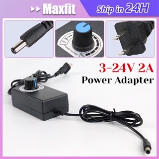 Jual Adjustable Adaptor Switching 3-24 Volt Dc 2A 5V 12V Adapter ...