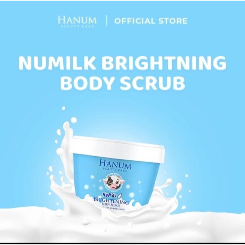 Jual HANUM NUMILK BRIGHTENING BODY SCRUB | Shopee Indonesia