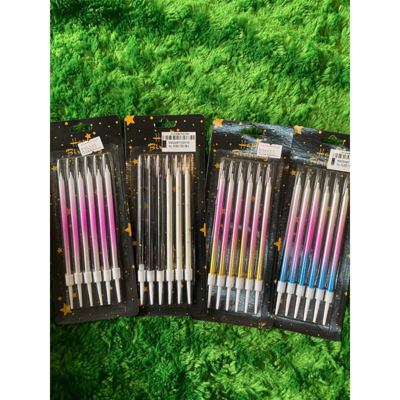 Jual Lilin Gradasi Pack Hitam (6) | Shopee Indonesia