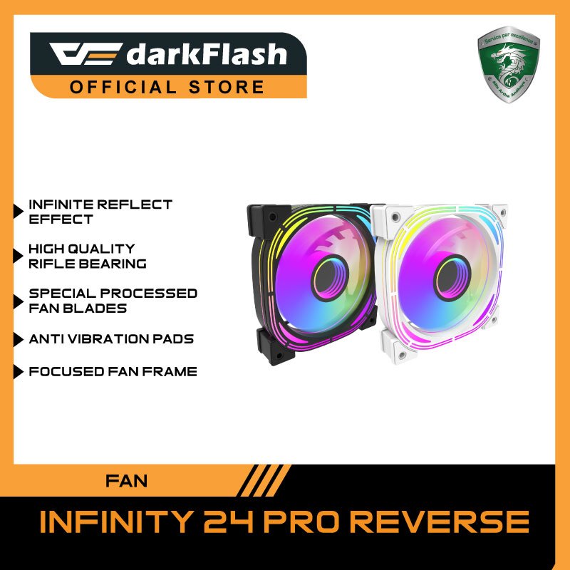 Jual darkFlash INFINITY 24 PRO ARGB Fan REVERSE [SINGLE Fan] | Shopee ...