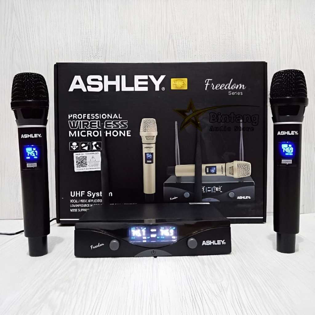 Jual Mic Wireless ASHLEY FREEDOM 2 Mic / Microphone Original by ASHLEY ...