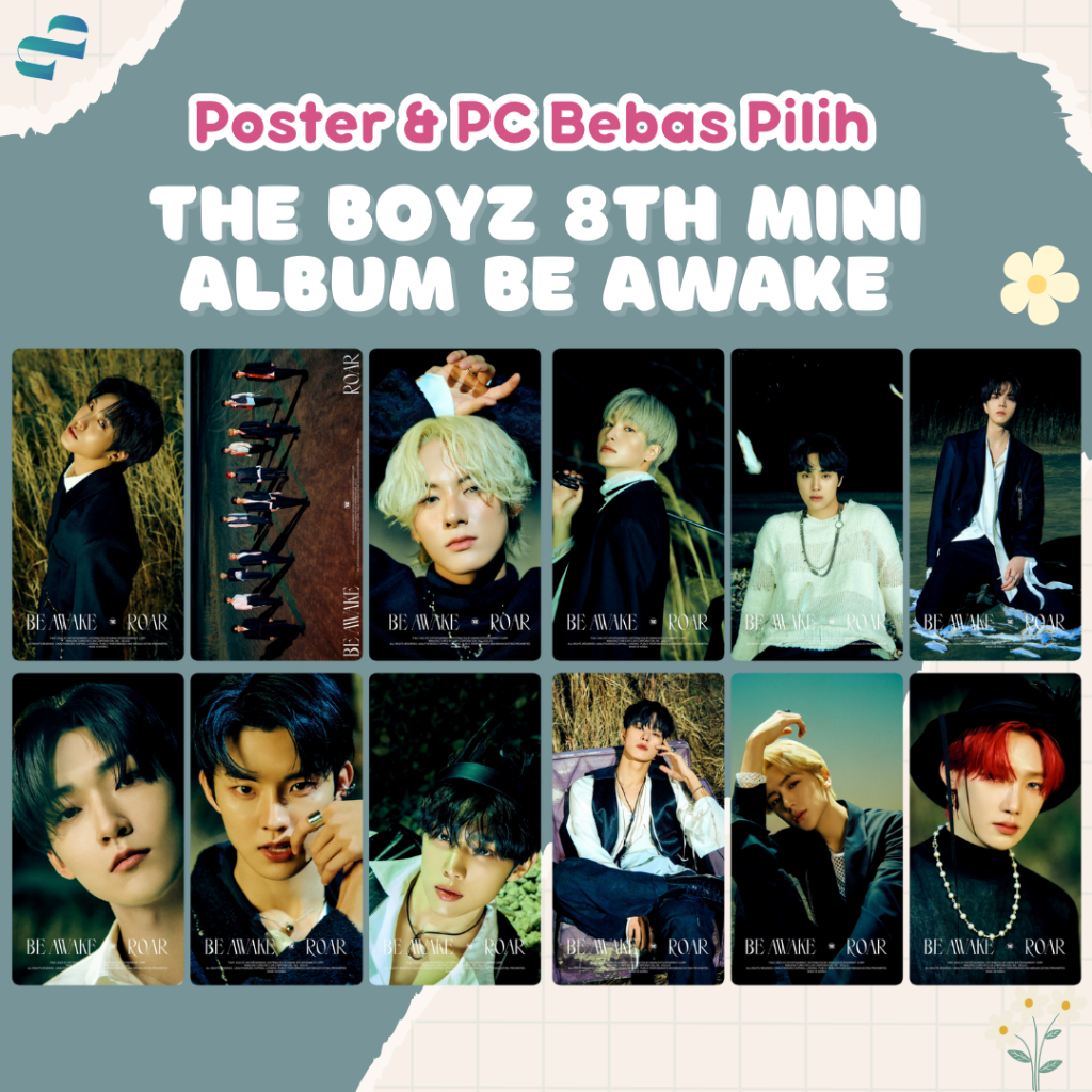Jual Poster THE BOYZ Be Awake (Part C) | Poster Kpop A4 A5 A6 Murah Murah | Shopee Indonesia