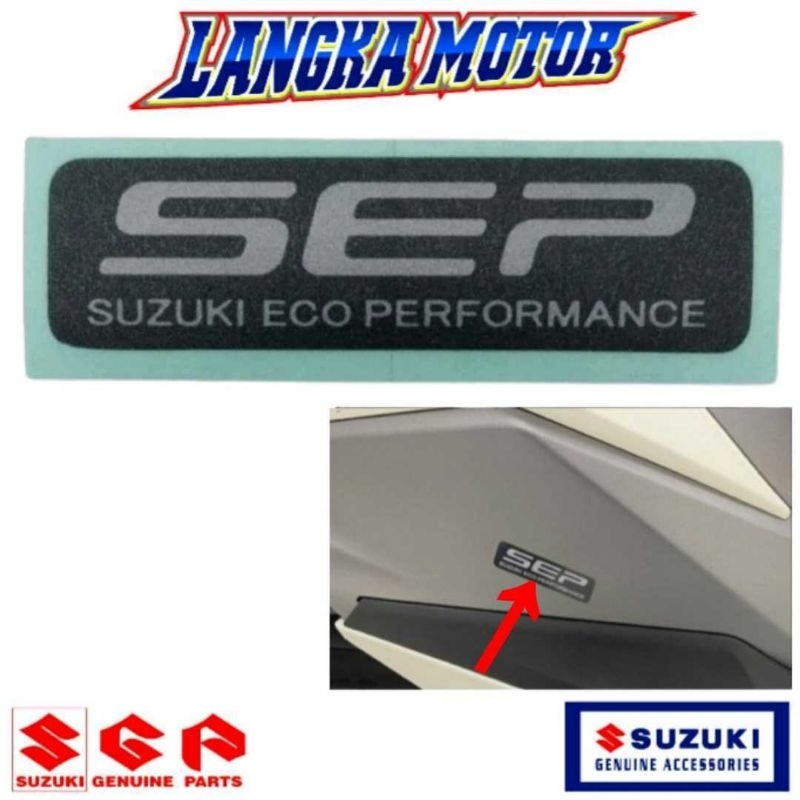 Jual ORI SGP Emblem Label Stiker Logo SEP SUZUKI ECO PERFORMANCE Suzuki ...
