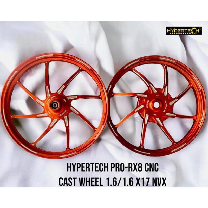 Jual VELG AEROX ORIGINAL HYPERTECH PRO RX8 AEROX V1,V2 SIZE 160/160-17 ...