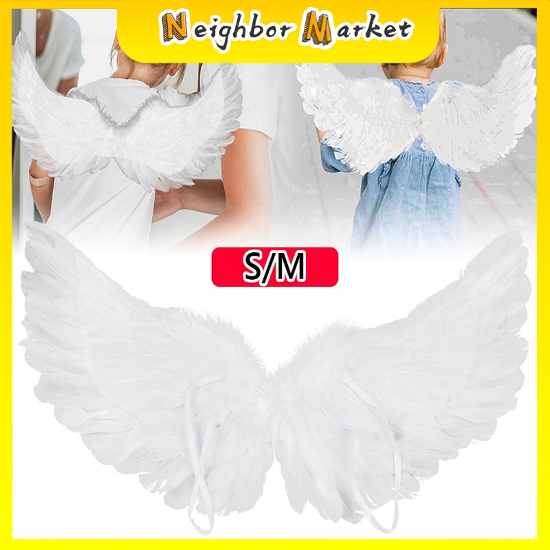 Jual Sayap Malaikat Angel Besar Kostum Halloween Party / Sayap Bulu ...