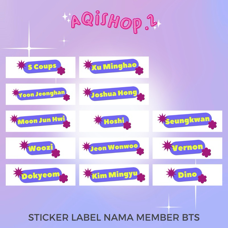 Jual STICKER NAMA NCT/STICKER NCT 127/STICKER NCT DREAM/STICKER NCT ...