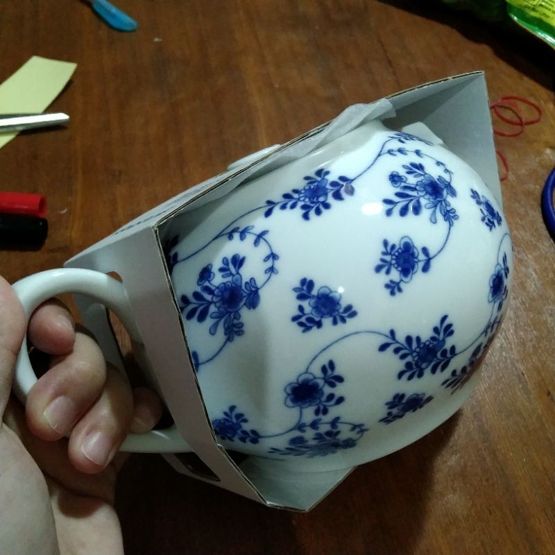 Jual Teko teh ikea tea pot poci teh ukuran besar 1.5L motif bunga ...