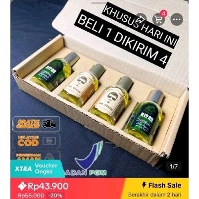 Jual promo buy 1 Get 4 lelabu parfume / Parfume Pria wangi tahan lama ...