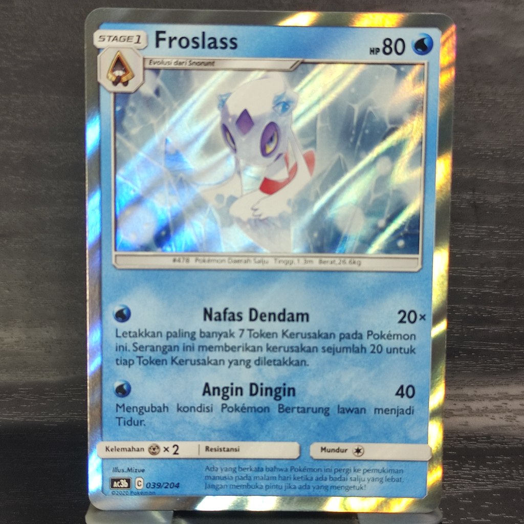 Jual Kartu Pokemon Froslass - AIR - regC 039/204 AC3b Holo Foil ...