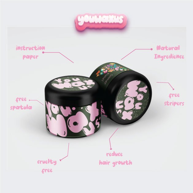 Jual ORIGINAL sepaket YOU WAX US 450 GRAM SUGAR MURAH BUNDLE STRIPERS DAN SPATULA | WAXING ...