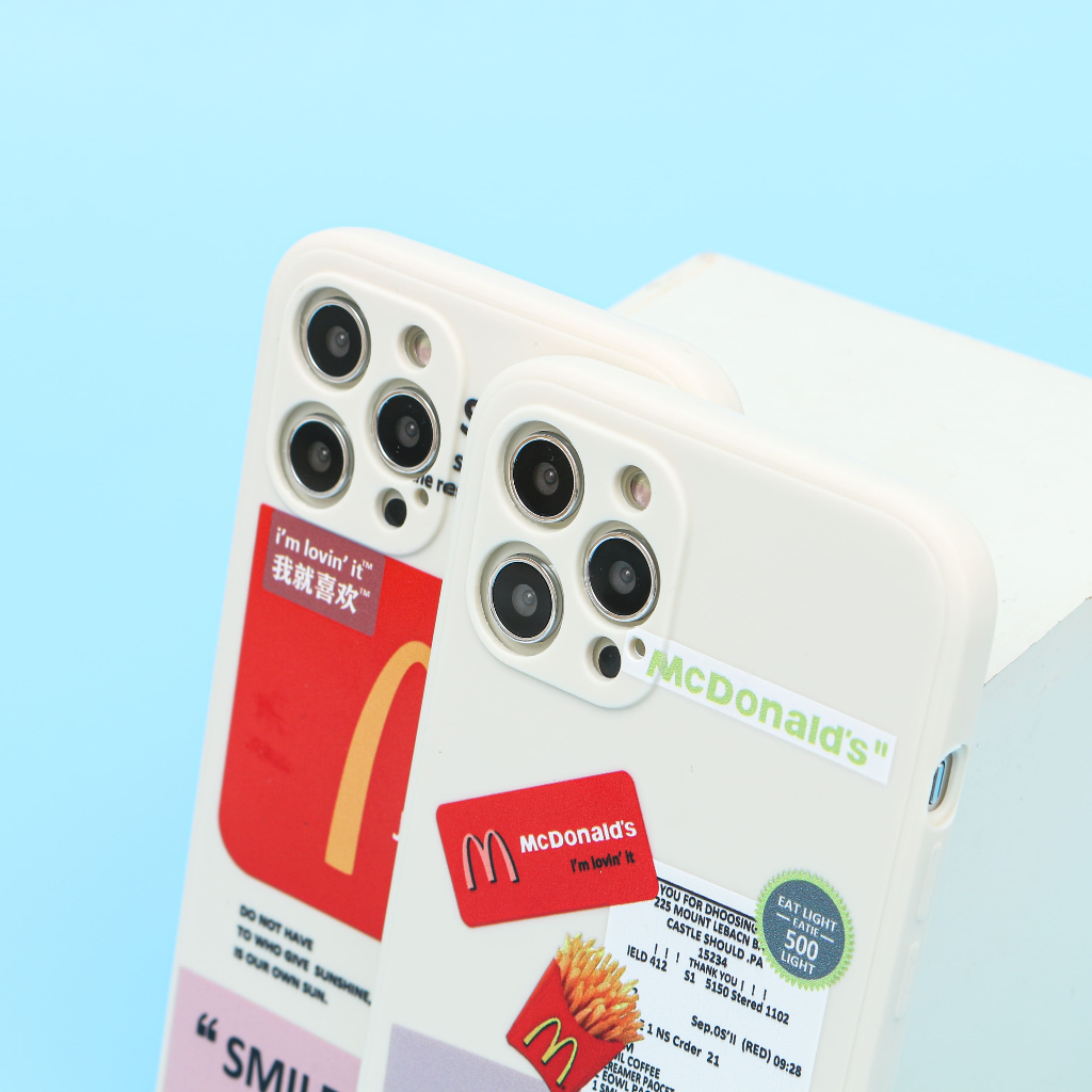 Jual Soft Case MCD Mcdonalds French Fries & Hot Dog Edge Square Full ...