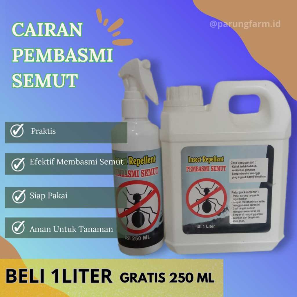 Jual [Paket Hemat] Cairan Pembasmi Semut Dinding | Pembasmi Semut ...