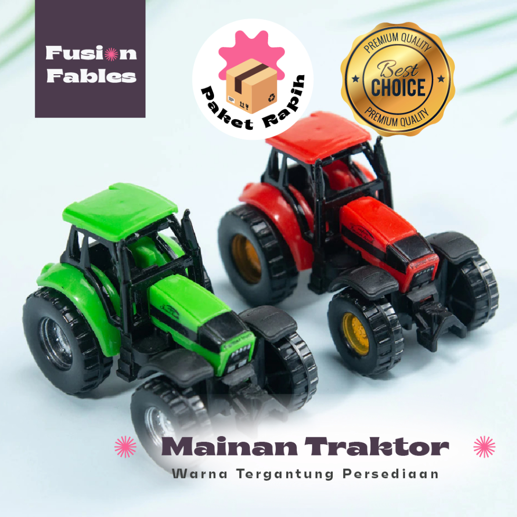 Jual Mainan Anak Traktor Car Children Toy - Warna Random | Shopee Indonesia