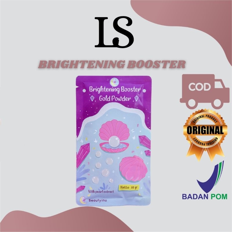 Jual Brightening Booster Gold Powder Bibit Pemutih 25gr BPOM | Shopee ...