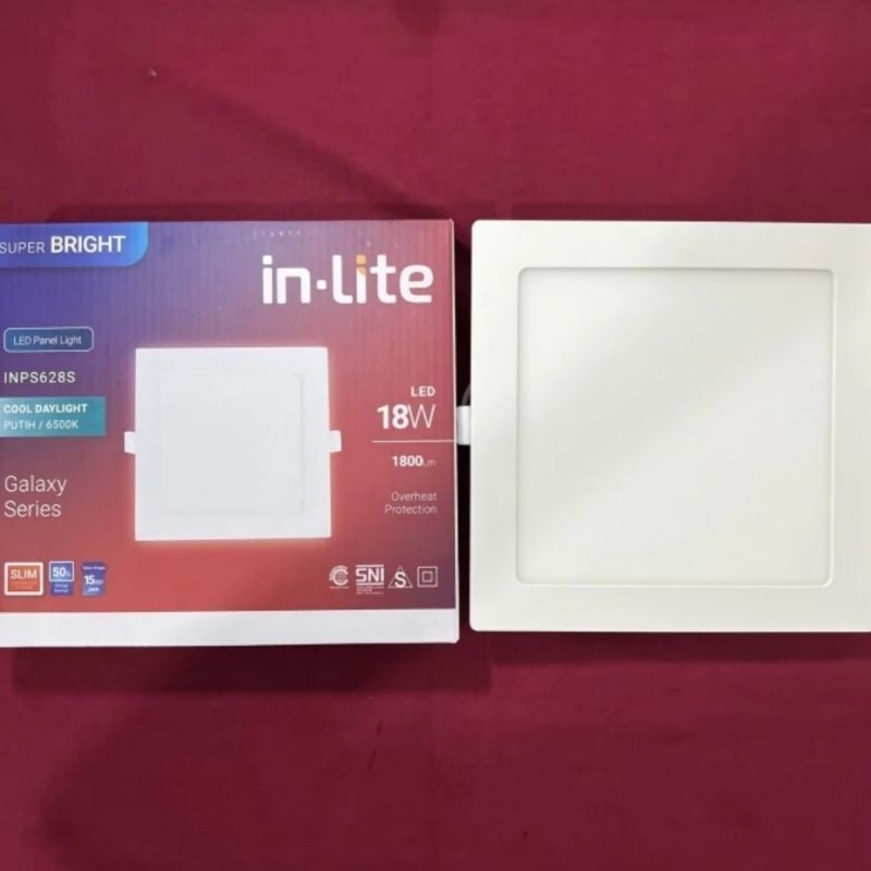 Jual Lampu downlight inlite panel led 18 watt segi ib INPS628S | Shopee ...