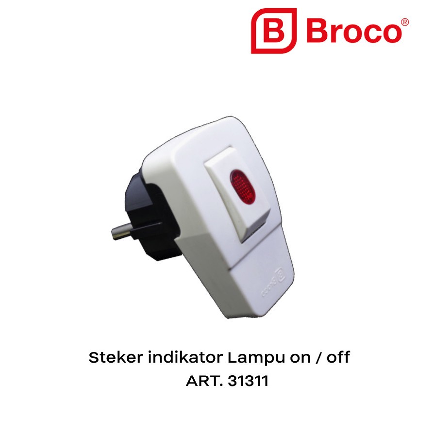 Jual Steker Lampu Colok Listrik Plug Arde Saklar Switch On off ...