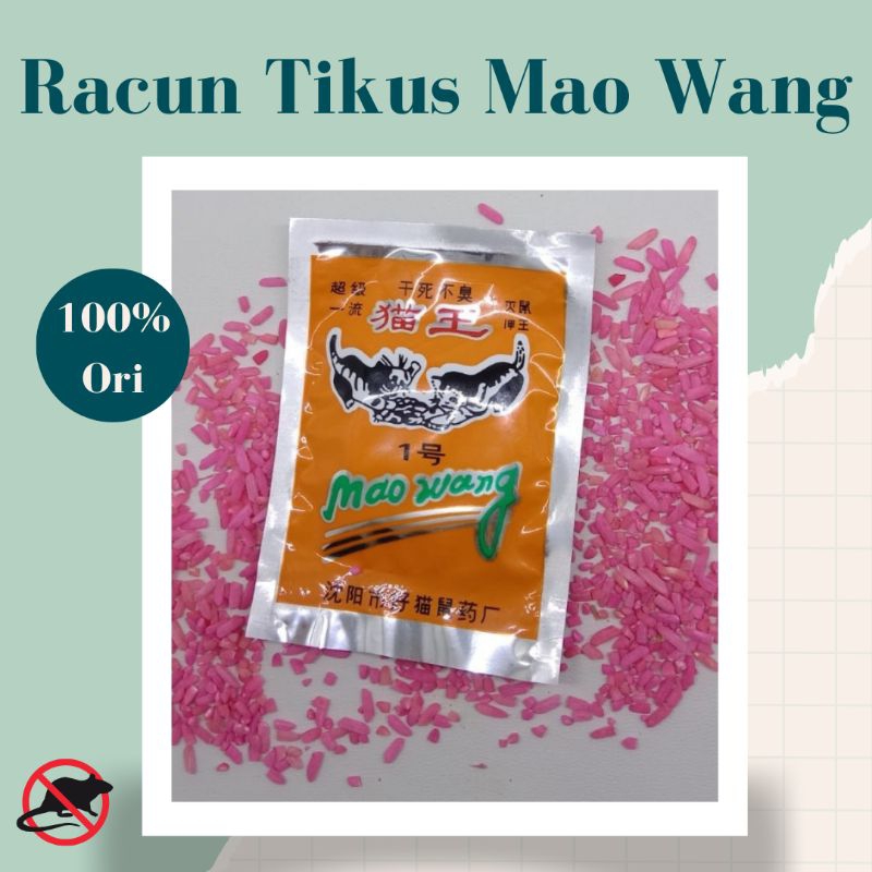 Jual Racun Tikus 100% ampuh mematikan tikus MAO WANG ISI 10, 20, 30, 40, DAN 50 PCS | Shopee ...