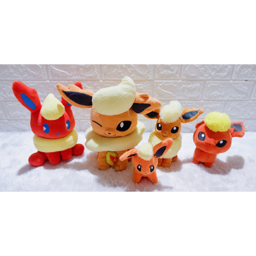 Jual Boneka Pokemon Eevee fire evolution Flareon ori banpresto pokemon ...