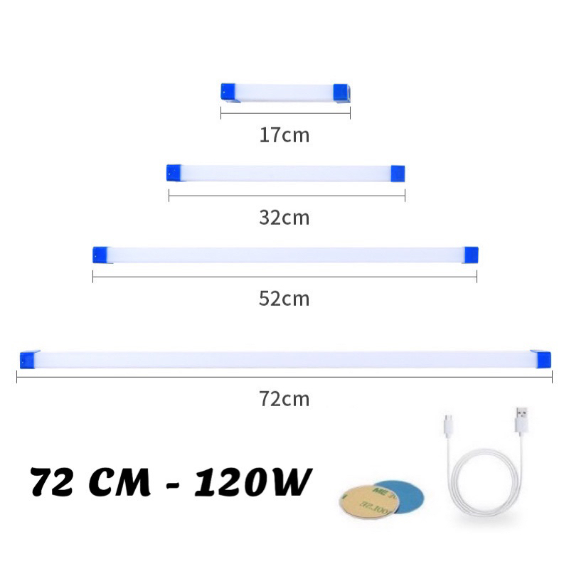 Jual LAMPU EMERGENCY LED LAMPU NEON LED PANJANG T7 USB BOLAM LET PORTABLE LAMPU BELAJAR USB ...