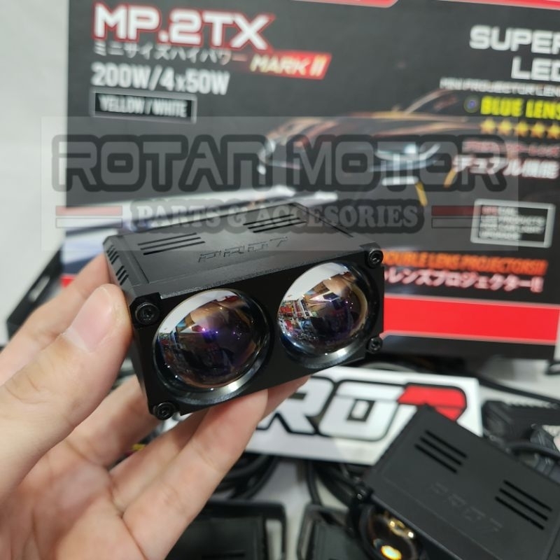 Jual Mini Projie PR07 MP.2TX Mark II Super LED Blue Lens 4x50W / MP2TX ...