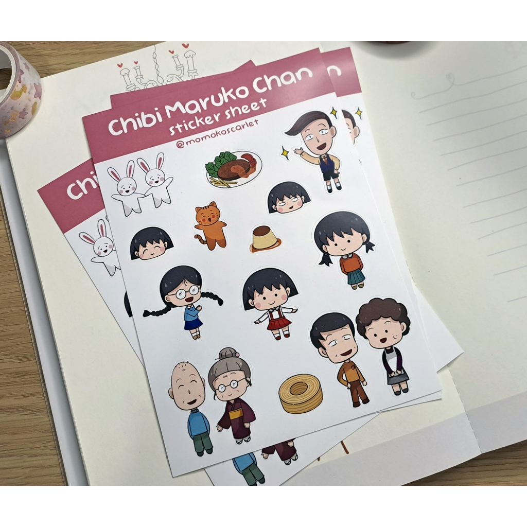 Jual Stiker Chibi Maruko Chan Anime | Shopee Indonesia