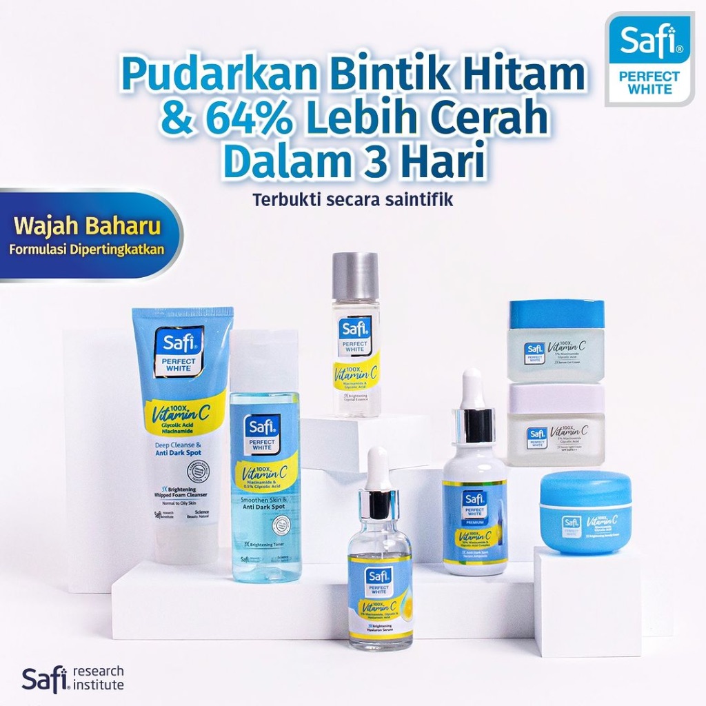 Jual Paket Safi Perfect White Brightening Mencerahkan Kulit Kusam Flek ...