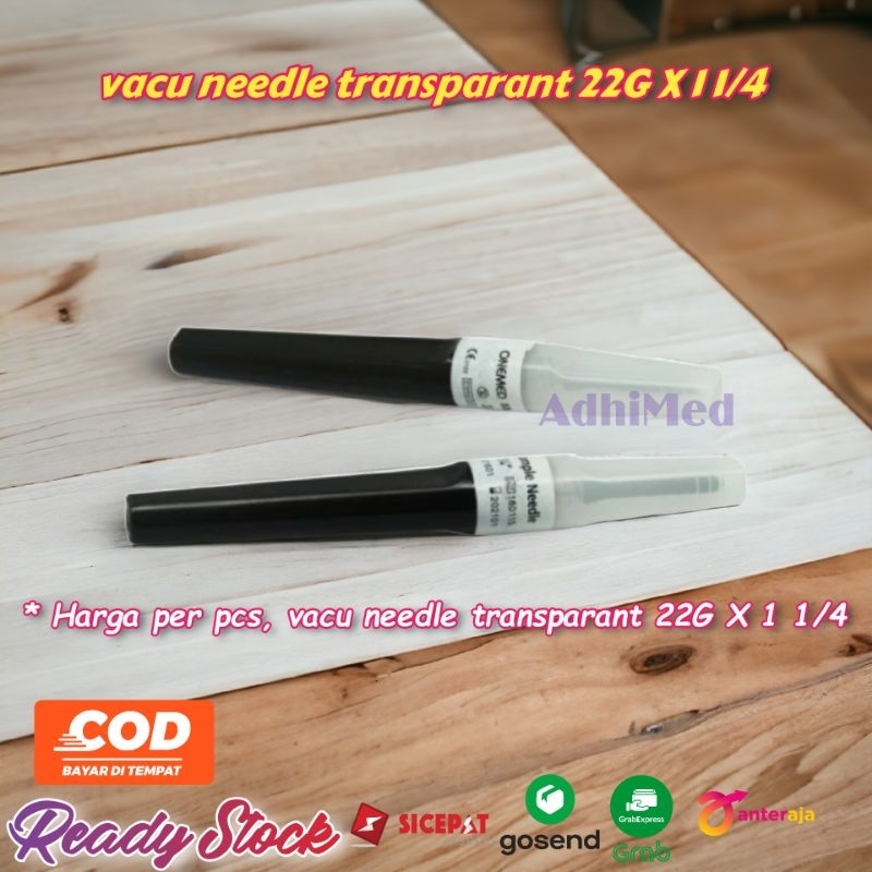 Jual needle flashback vacutainer 22G x 1 1/4 / vacu needle 22G ...