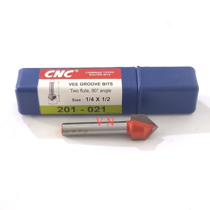 Jual Mata Profil/Router V Groove 12 mm 201-021 Lancip 90° Merk CNC ...