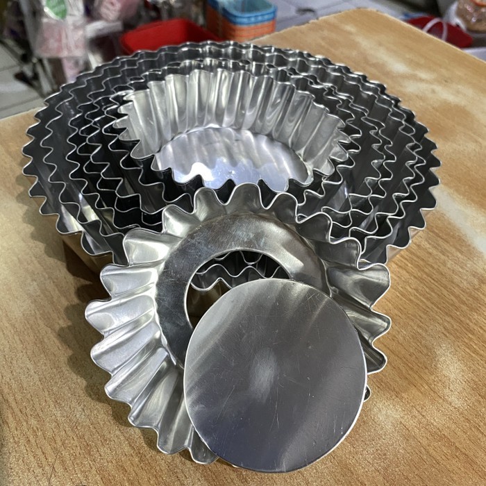 Jual Loyang pie 24 cm tinggi 4 cm / Cetakan pie aluminium alas buka ...