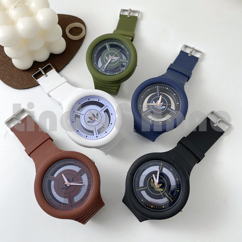 Jual Jam Tangan Olahraga Tali Rubber Pria Wanita Untuk Jogging Analog ...