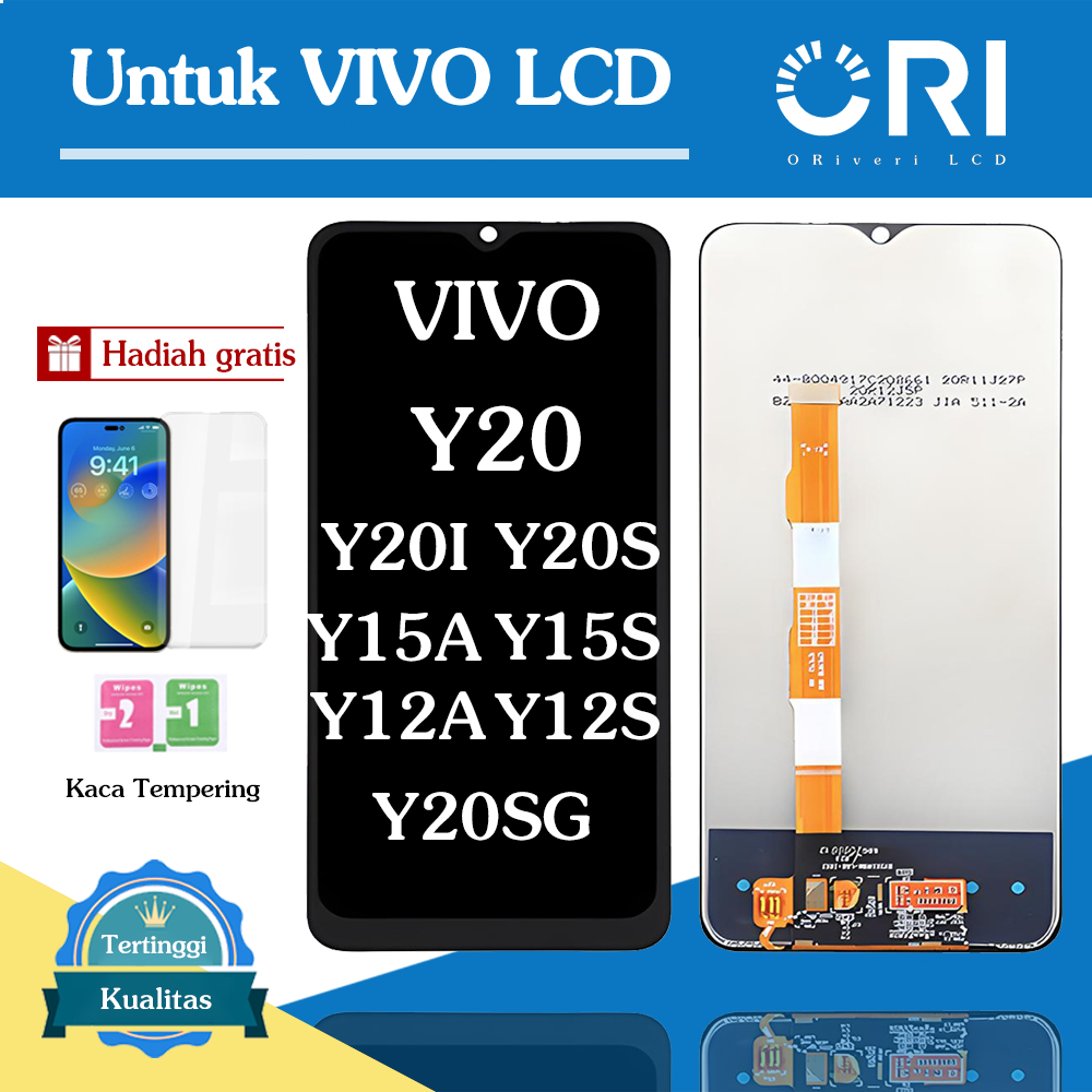 Jual LCD TOUCHSCREEN VIVO Y20 V2027 Y20S V2029 Y12S V2026 Y01 Y20 2021 Y20A Y12A Y20SG Y15S ...