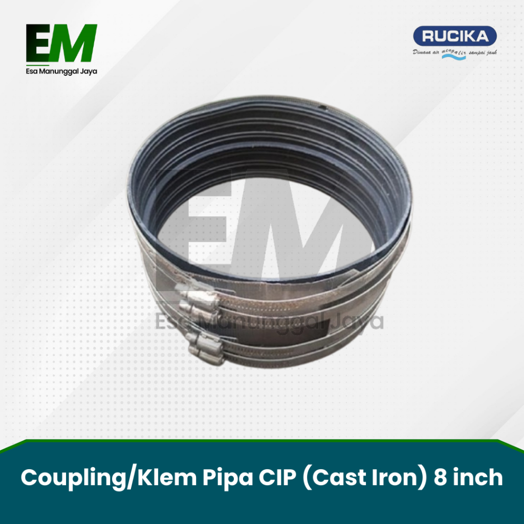 Jual Coupling/Klem Pipa CIP (Cast Iron) 8 inch | Shopee Indonesia