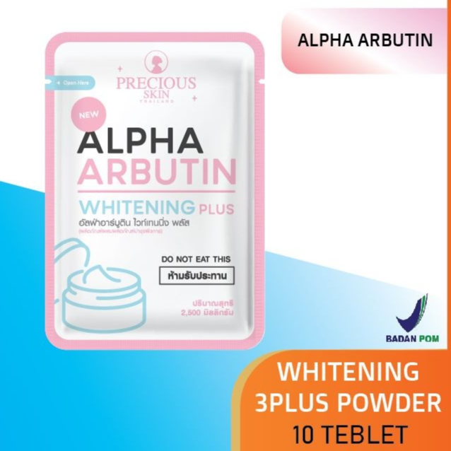 Jual Precious Skin Alpha Arbutin Whitening 3 Plus / Powder Pemutih ...