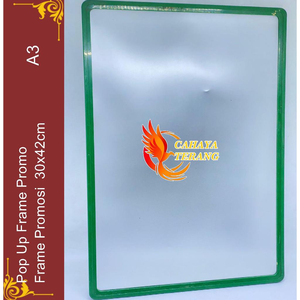 Jual Pop Up Frame Promo Ukuran A3 / Frame Promosi Toko Frame Label ...