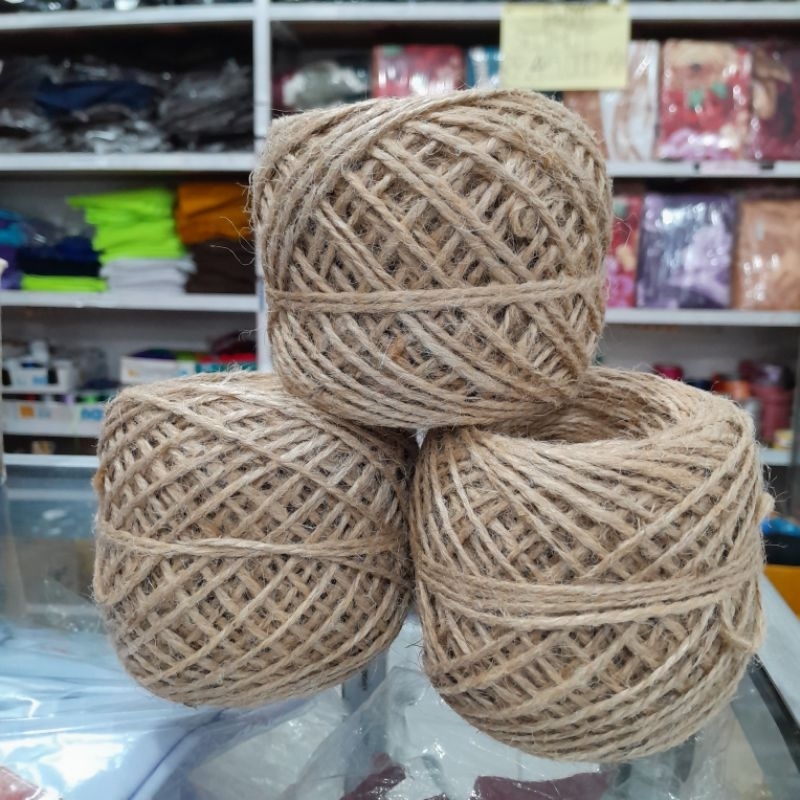 Jual Tali Rami 2 ply Tali Goni Tali Penjepit Foto Tali Prakarya ...