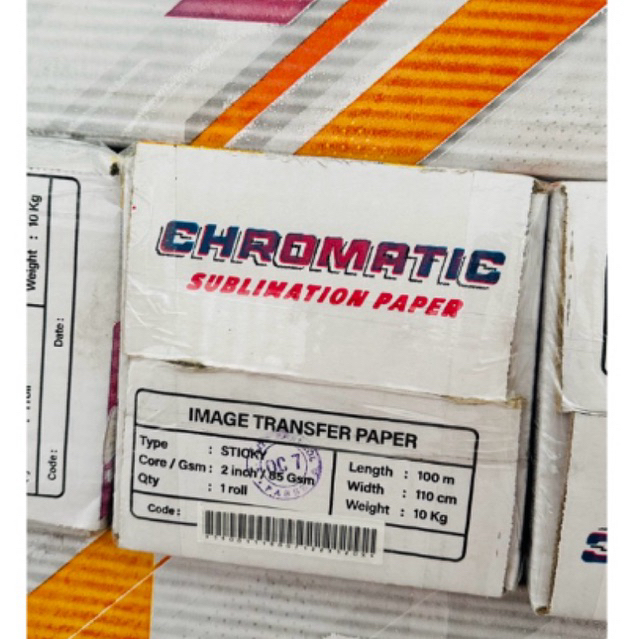 Jual Kertas sublim Chromatic sticky 110cm x 100m 85gsm | Shopee Indonesia