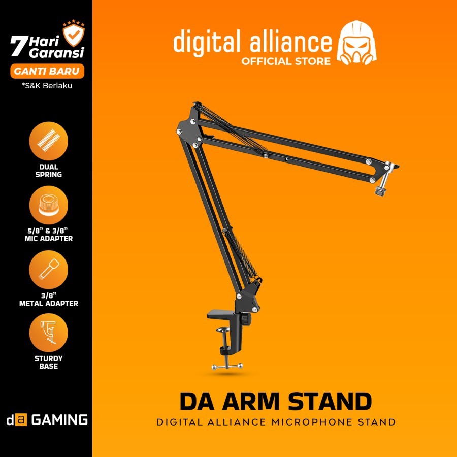 Jual Stand Microphone Digital Alliance Arm Bracket Holder Meja ...