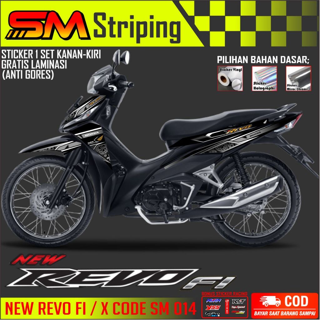 Jual Revo Sticker Striping Revo FI new - Stiker Motor Revo Fi DESAIN ...