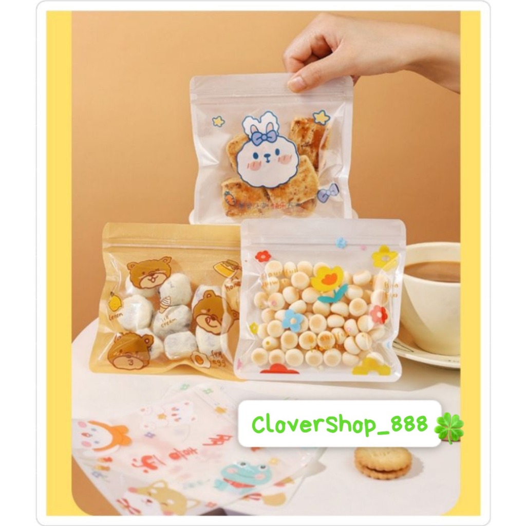 Jual 50pcs Plastik Klip Cookies Plastik Ziplock Cookies Plastik Permen ...