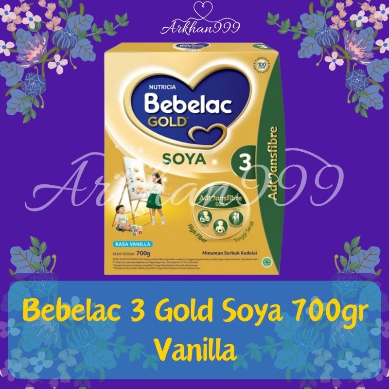 Jual BEBELAC GOLD 3 SOYA VANILLA BOX 700GR | Shopee Indonesia