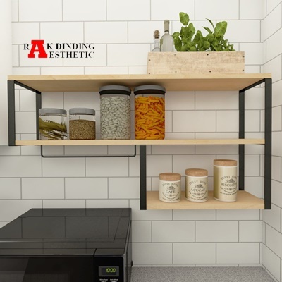 Jual Rak Dapur Rak Bumbu Kitchen Set Rak Hiasan Dinding Minimalis ...