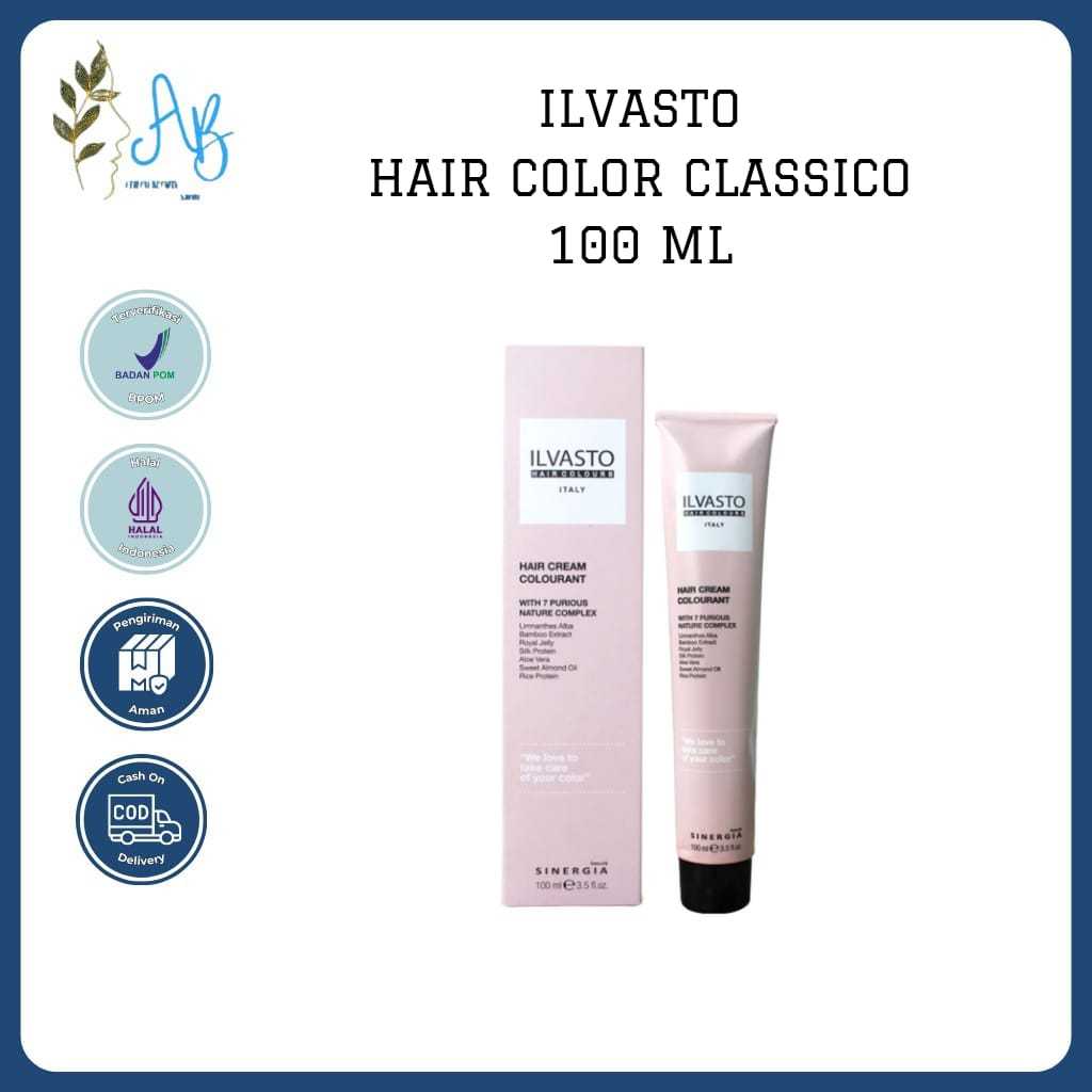 Jual ILVASTO HAIR COLOR CLASSICO 100ML | CAT RAMBUT - ABS | Shopee ...