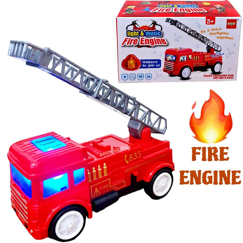 Jual BRO1119 mainan mobil pemadam kebakaran Fire Truck Mainan Anak ...
