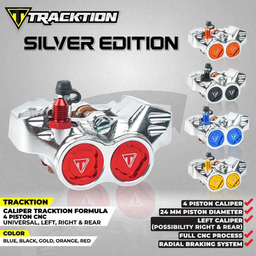 Jual CALIPER TRACKTION FORMULA 4P CNC UNIVERSAL | Shopee Indonesia